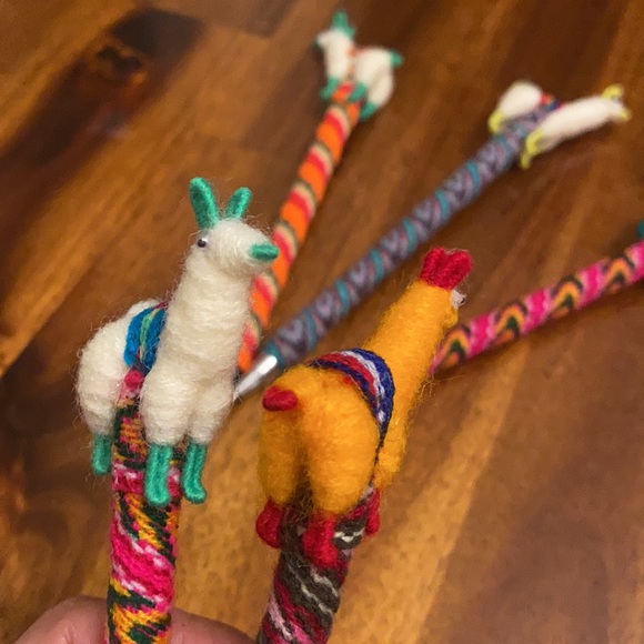 Office | Llama Pen Bundle Of Five Handmade Llama Pens | Poshmark
